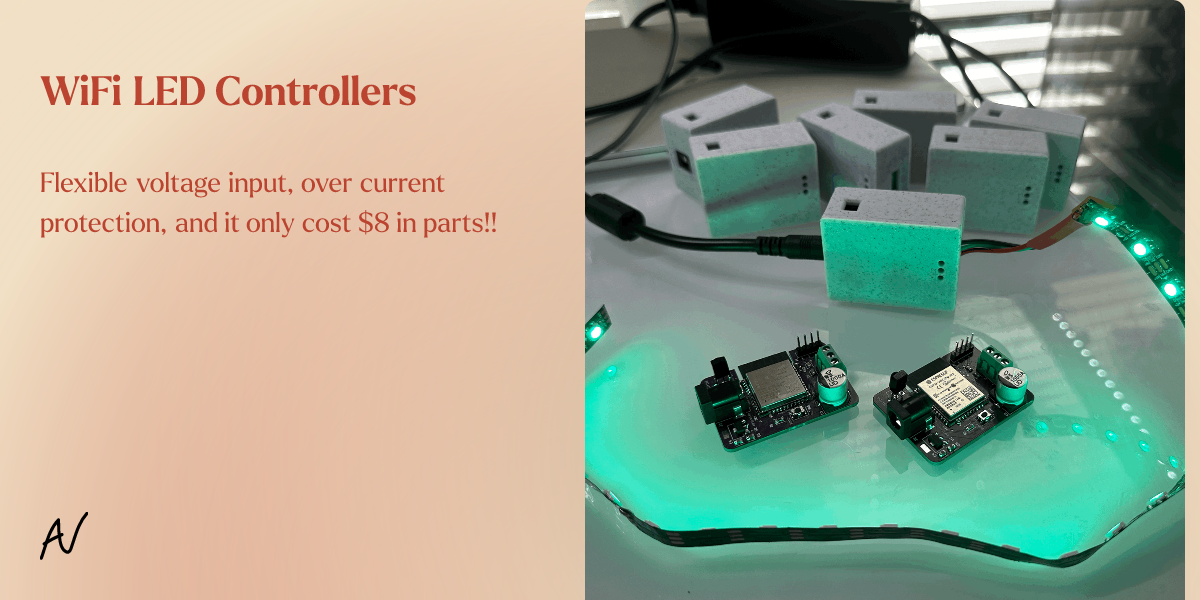 WiFi LED Controllers - Aiden Vigue
